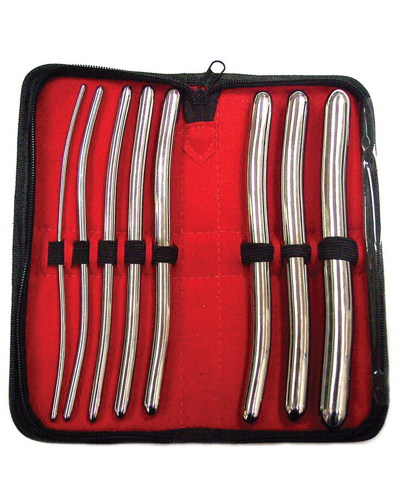 Rouge Stainless Steel Hegar 8 pc Dilator Set - Caliente Adult